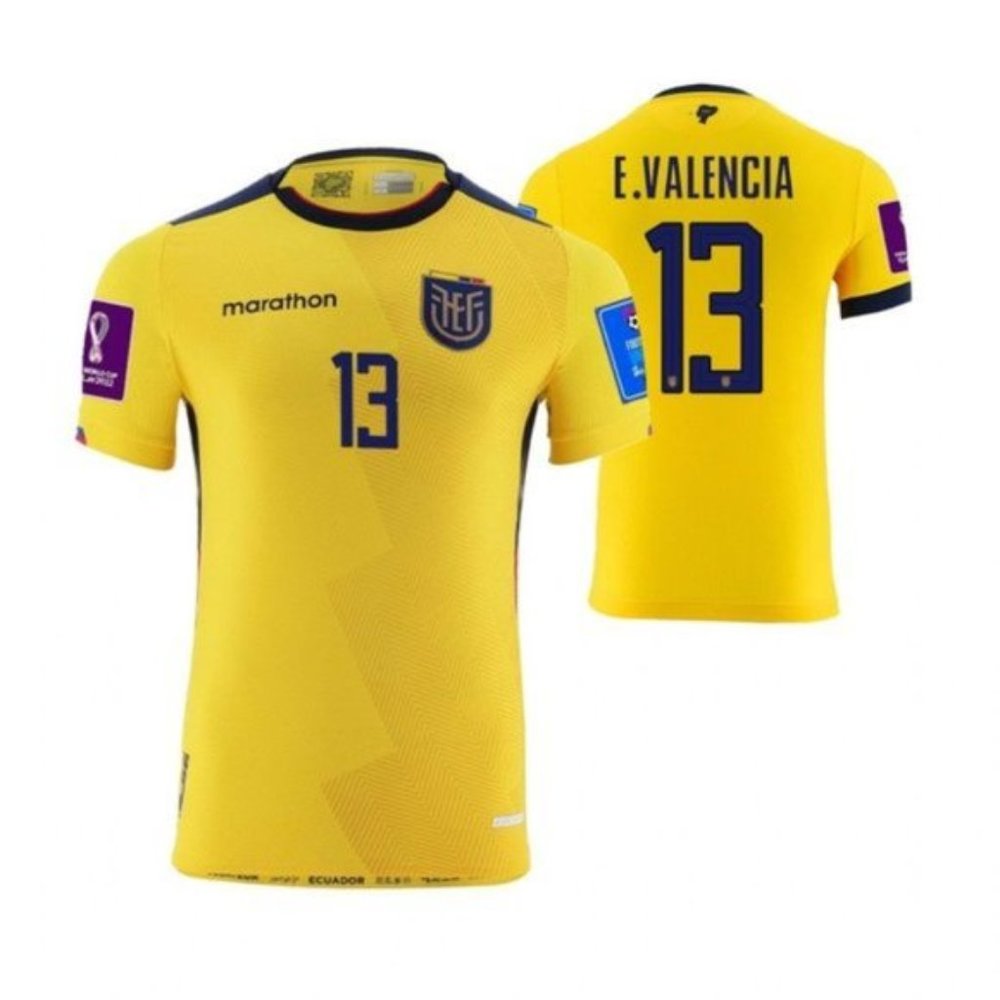 Ecuador National Team Enner Valencia 2022 World Cup Y… - Gem